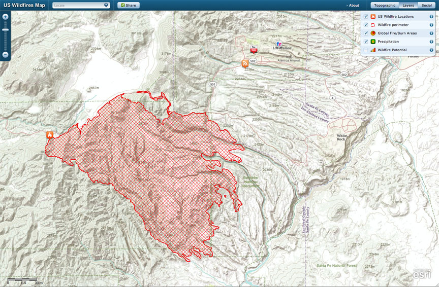 Las Conchas Fire: Day Three – PAC's Worlds